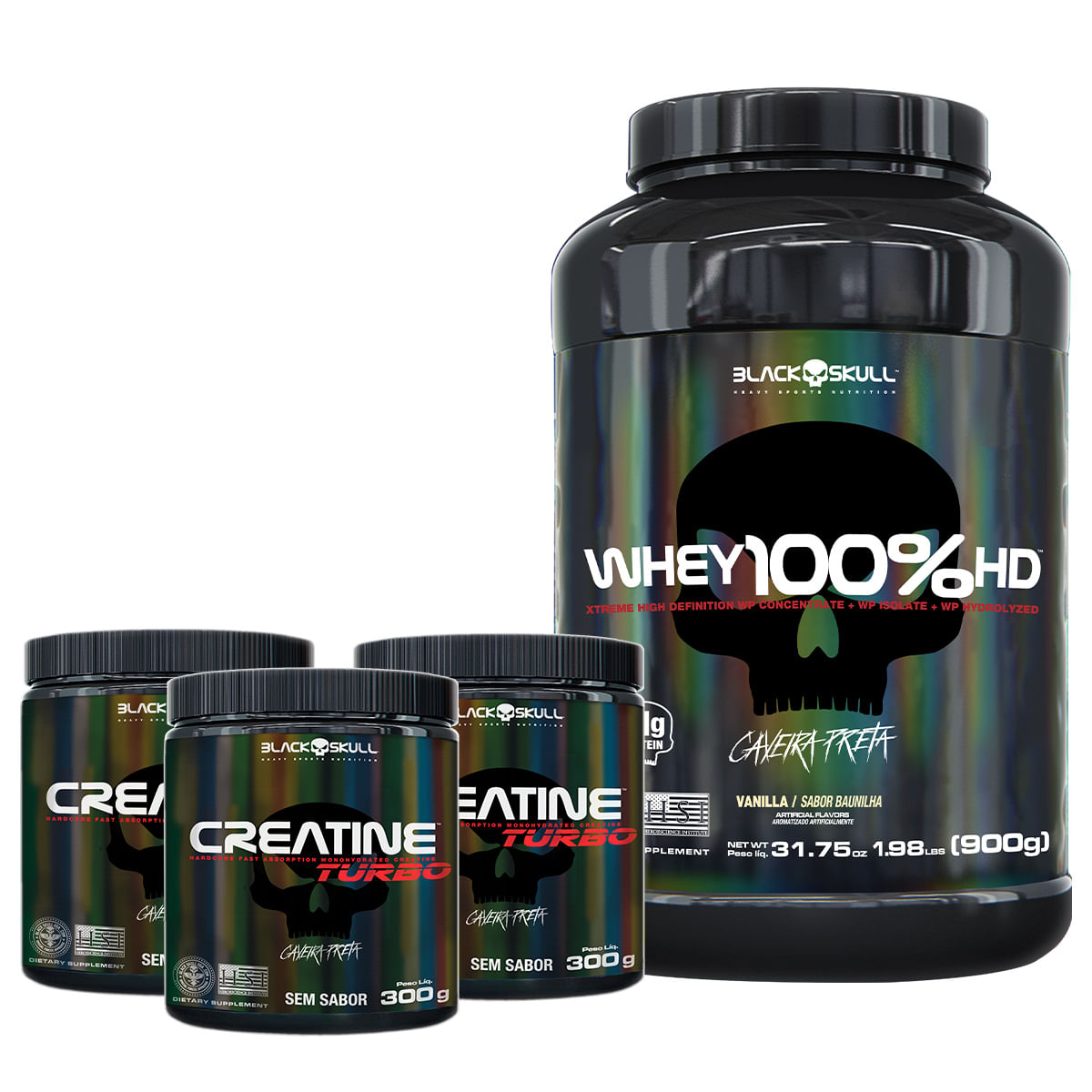 WHEY 100% HD + 3X CREATINE TURBO